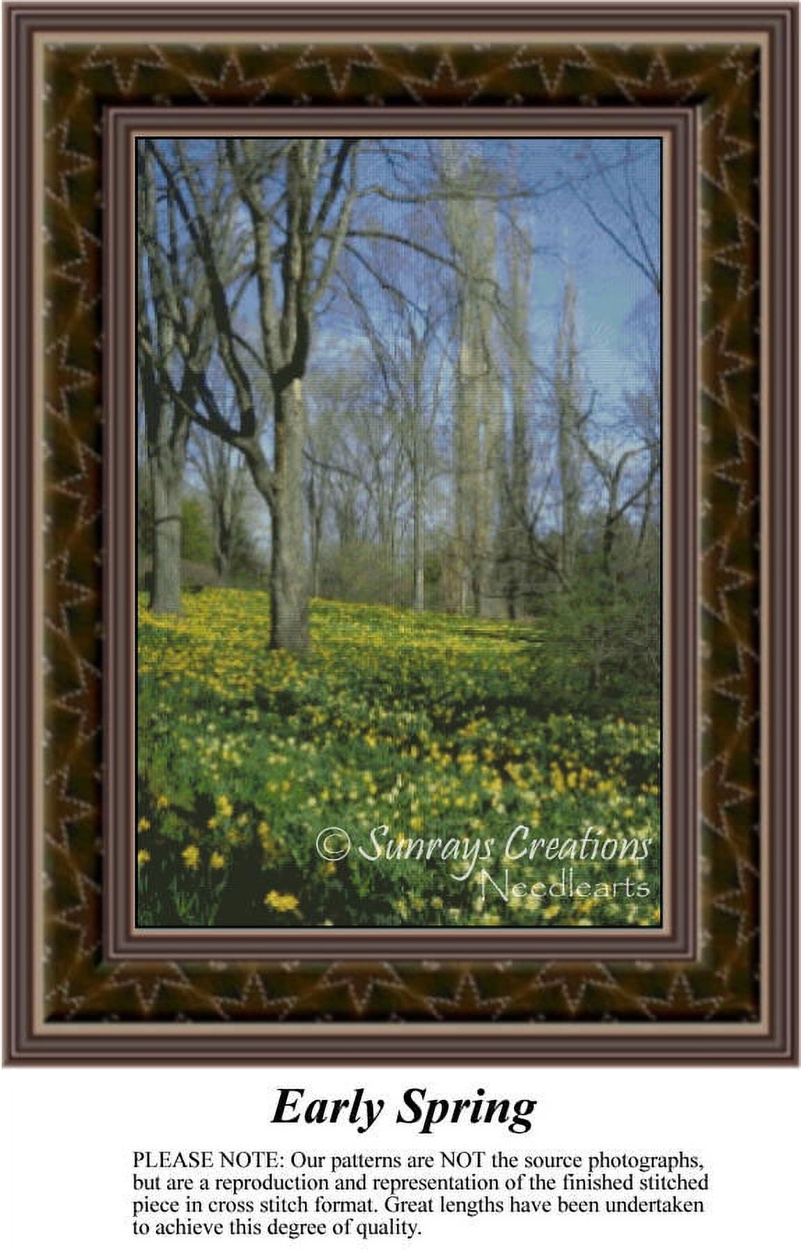 Spring Counted Cross Stitch Pattern | Early Spring (Pattern Only, You ...