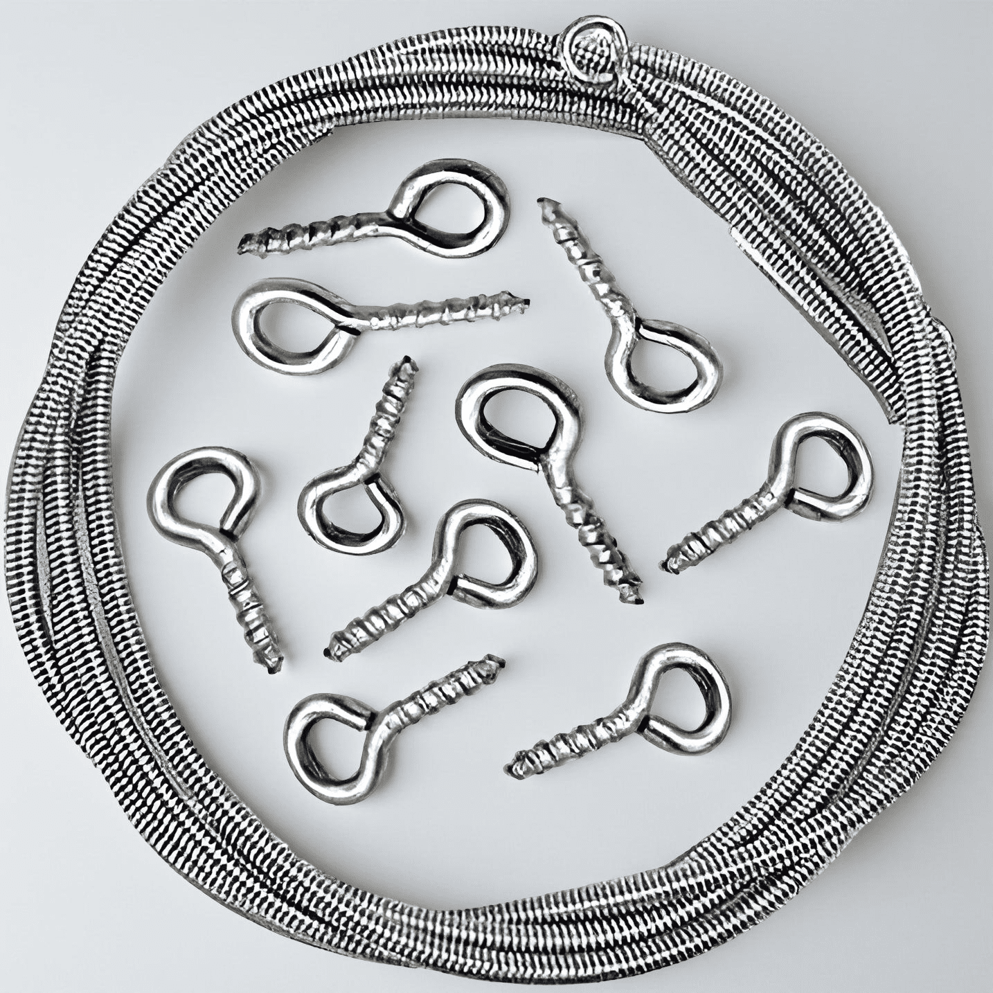 Spring Curtain Hanging Net Steel Wire, Suitable For Both Wood Windows ...