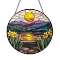 Spring Daffodil Stained Glass Suncatcher – Decorative Window Art ...
