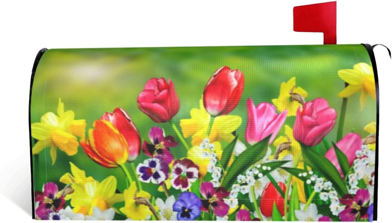 Spring Daffodils and Tulips Mailbox Covers Magnetic Spring Decorative ...
