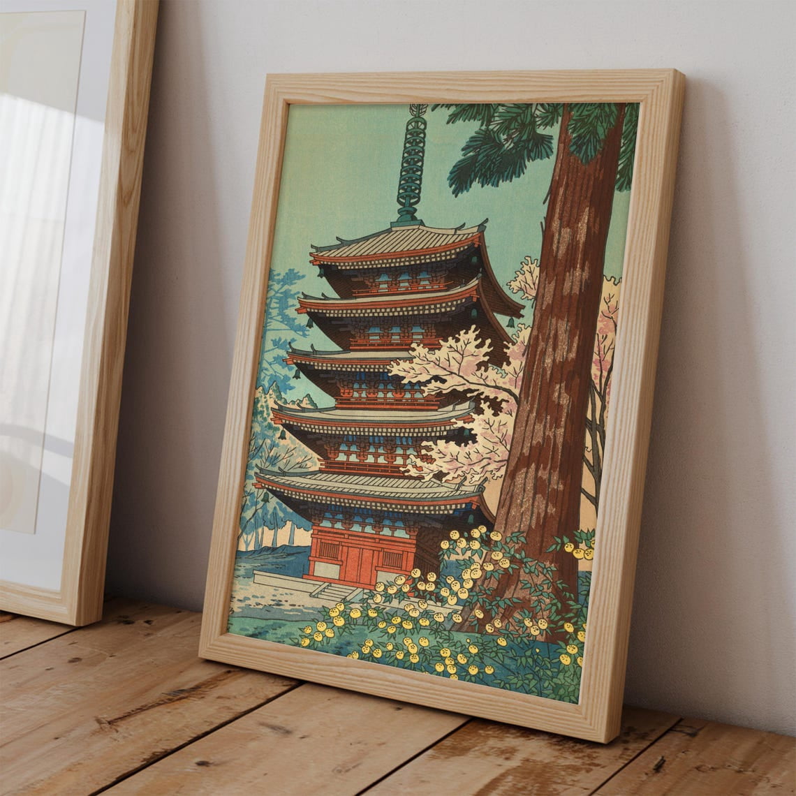 Spring At The Daigoji Temple Poster, Vintage Japanese Wall Art, Asano ...