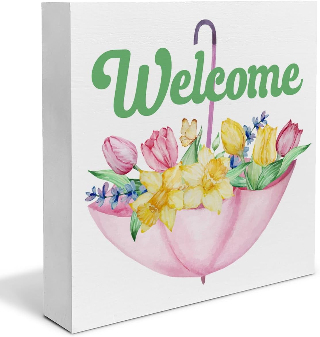 Spring Decor, Spring Decorations Country Welcome Spring Wood Sign ...
