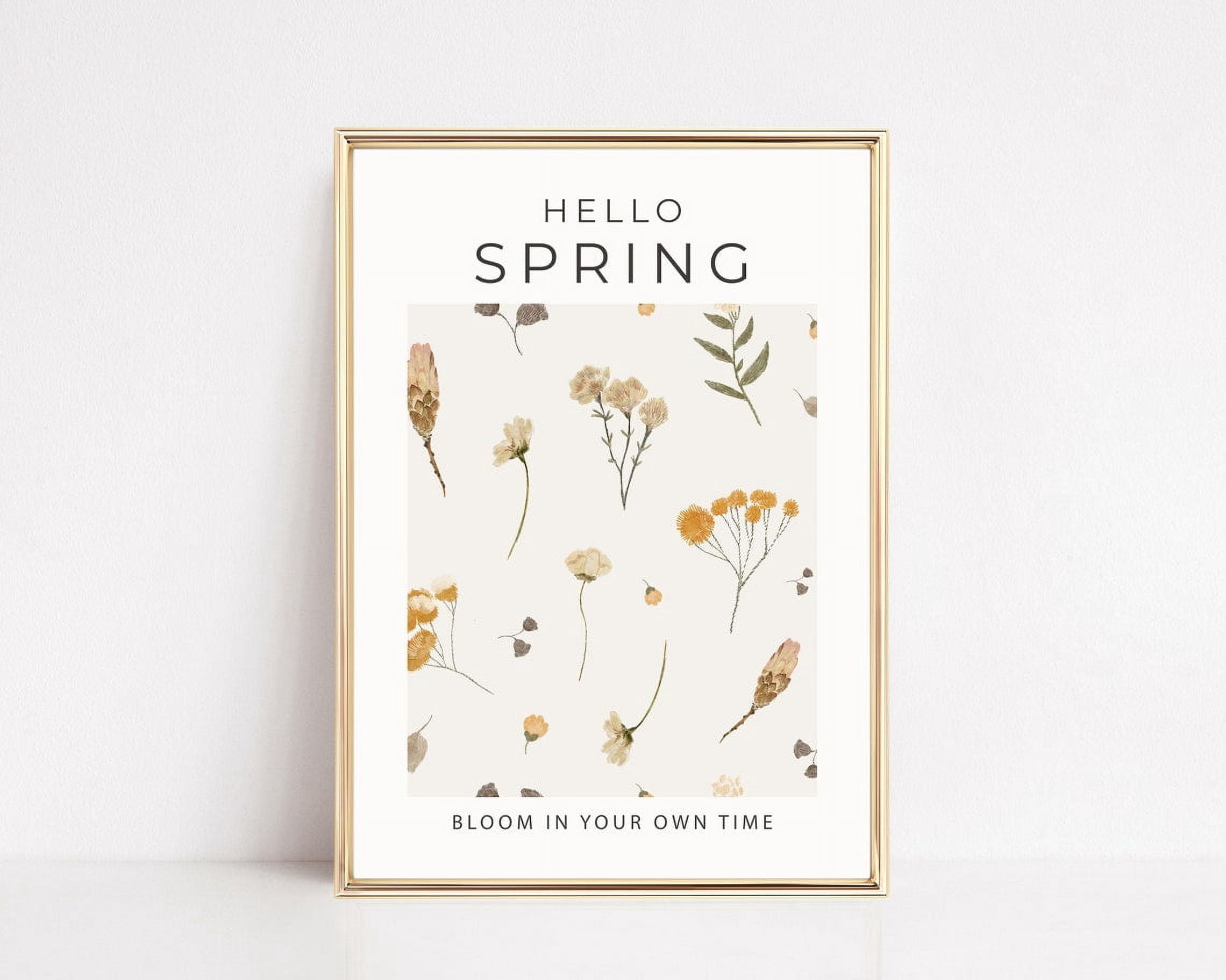 Spring Decor Spring Wall Art Print Floral Wall Art Wildflower Art ...