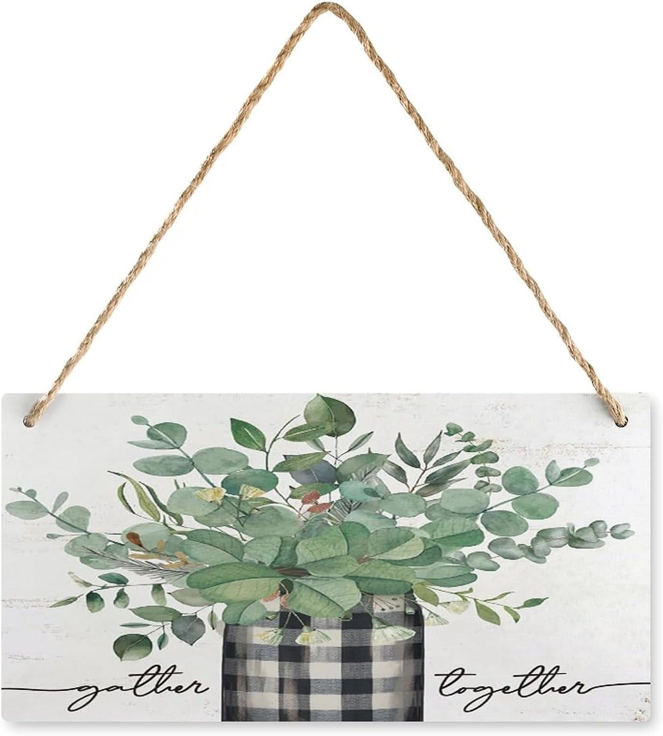 Spring Decor Welcome Spring Daisy Hanging Printed Wall Plaque 12x6 Inch ...