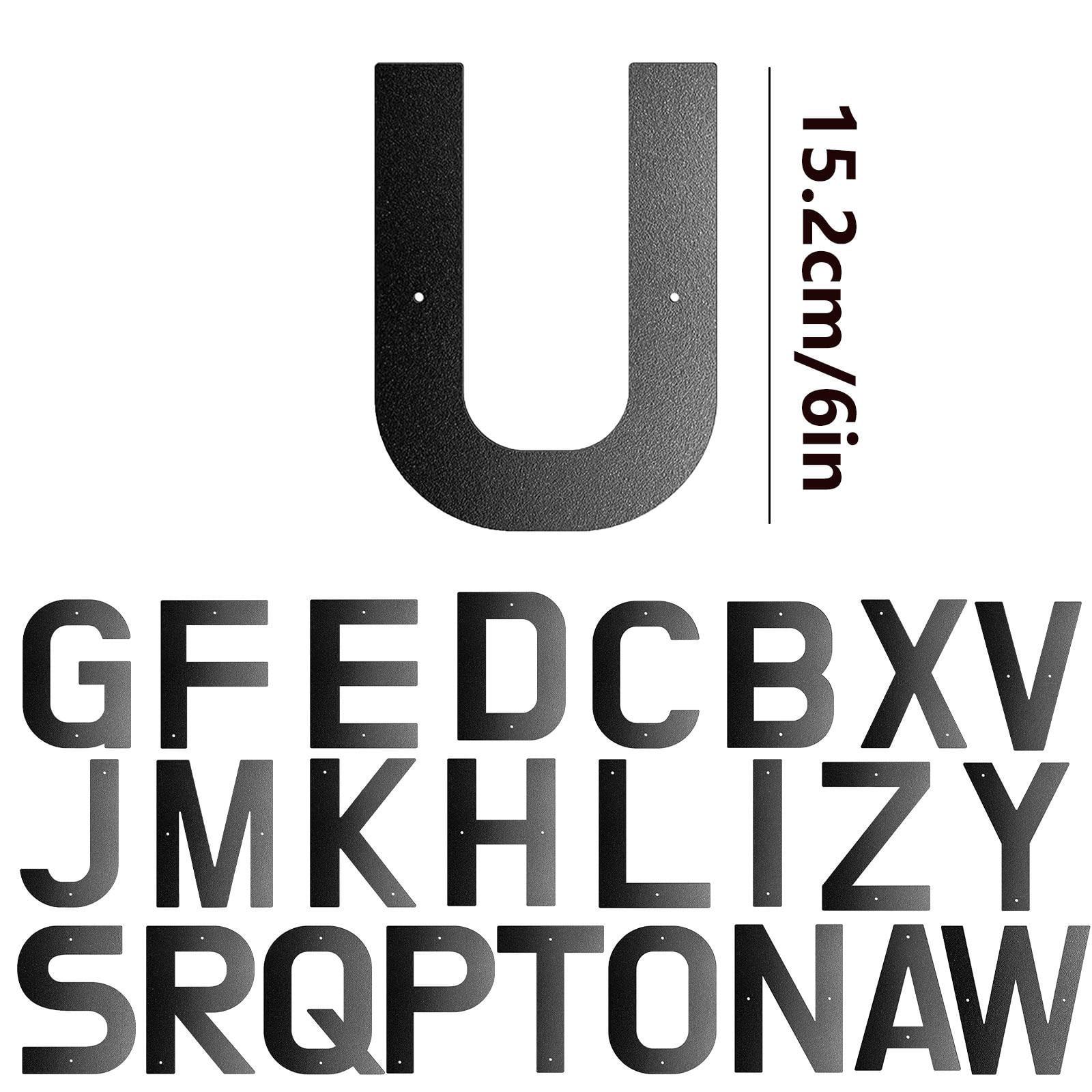 Spring Decoration 6 Inch Metal House Number Metal Letters House Address ...