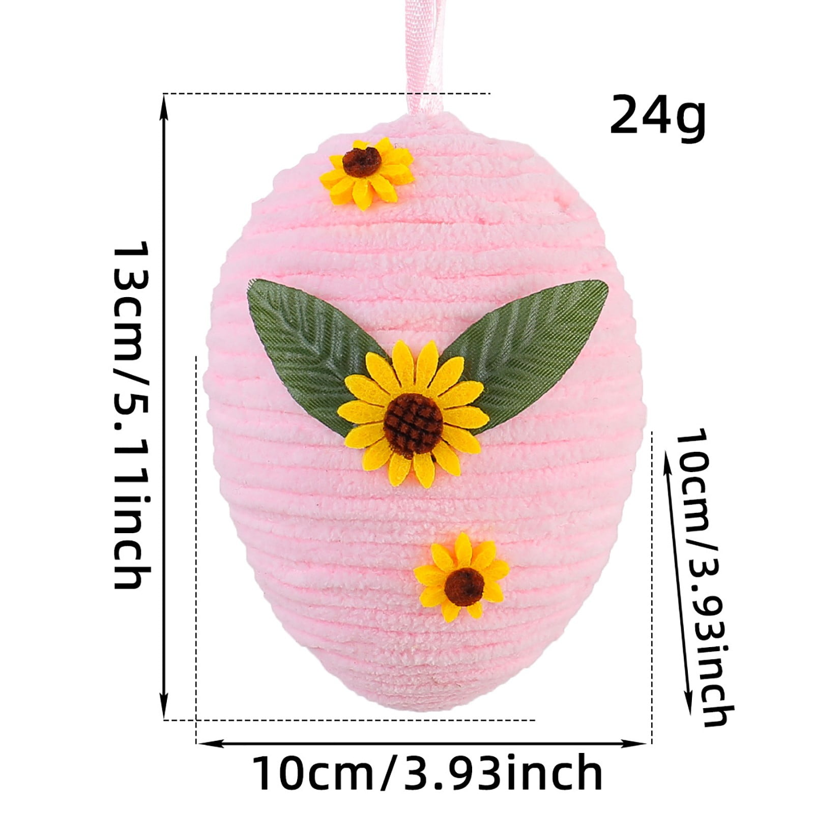 Spring Decoration Easter Egg Hanging Decorations Creative Diy Weaving ...