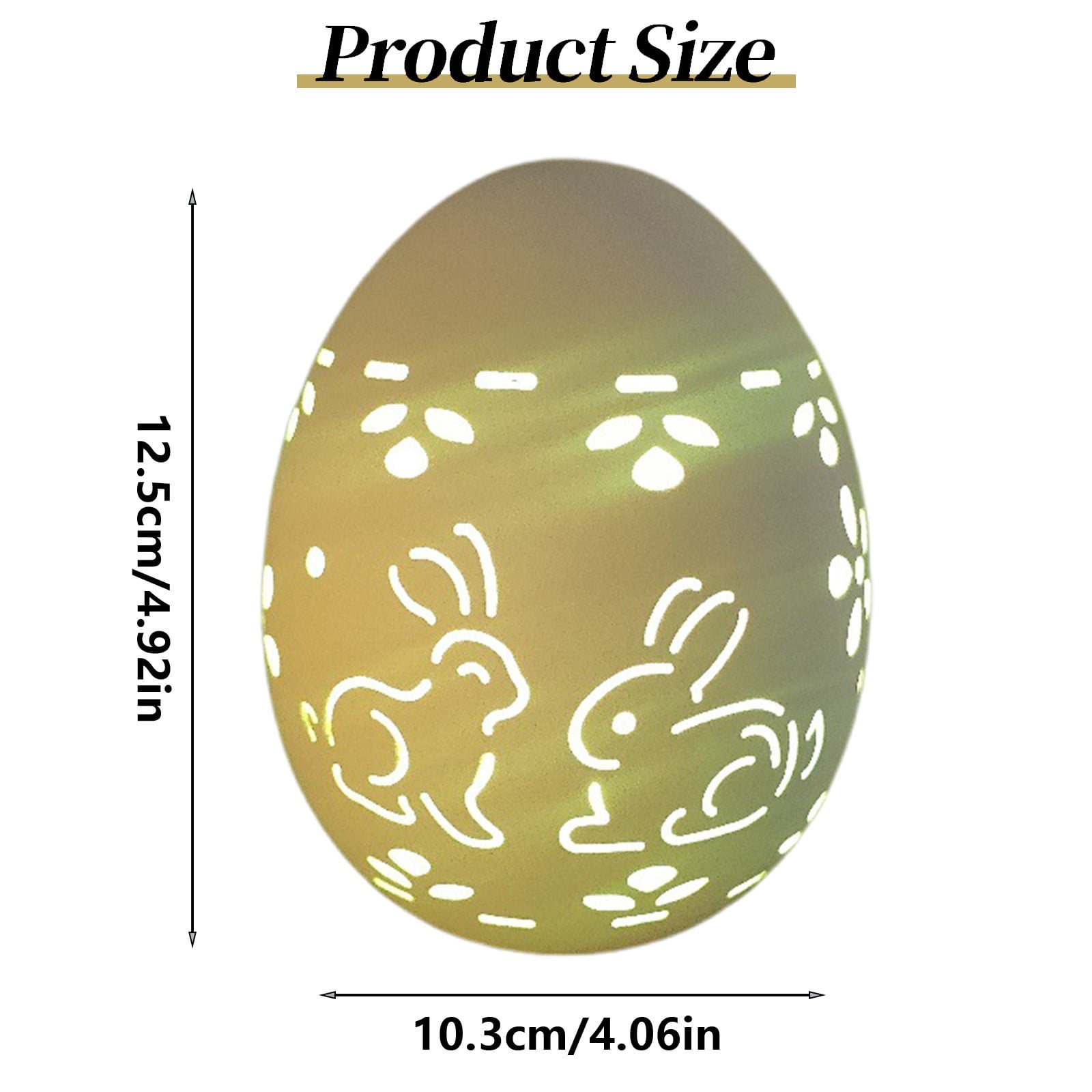 Spring Decoration Led Easter Eggs with Led Light Spring Decor Eggs Made ...