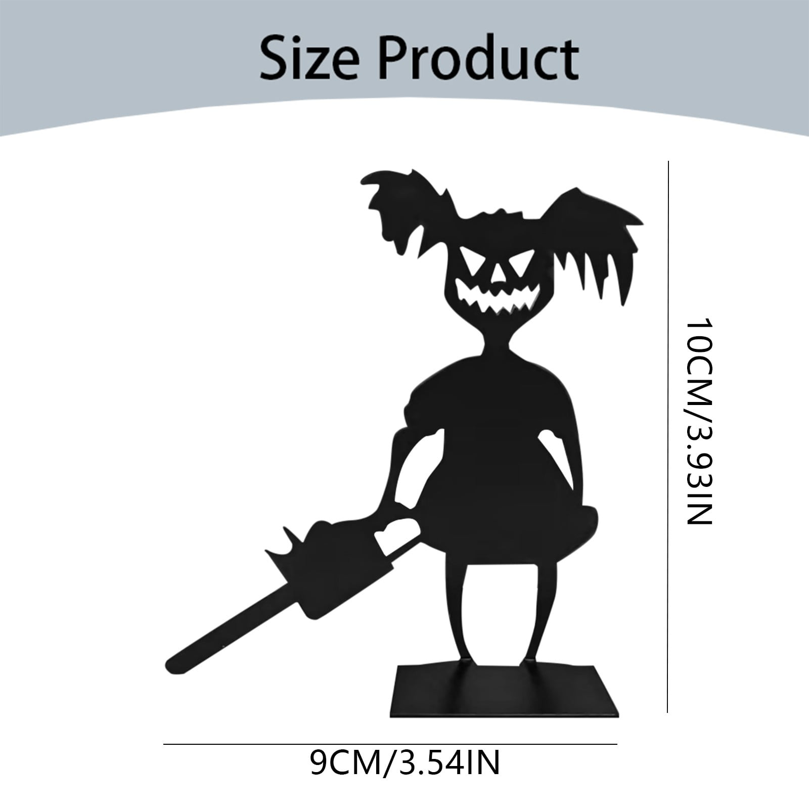 Spring Decoration Little Devil Halloween Decorations Black Metal Yard ...
