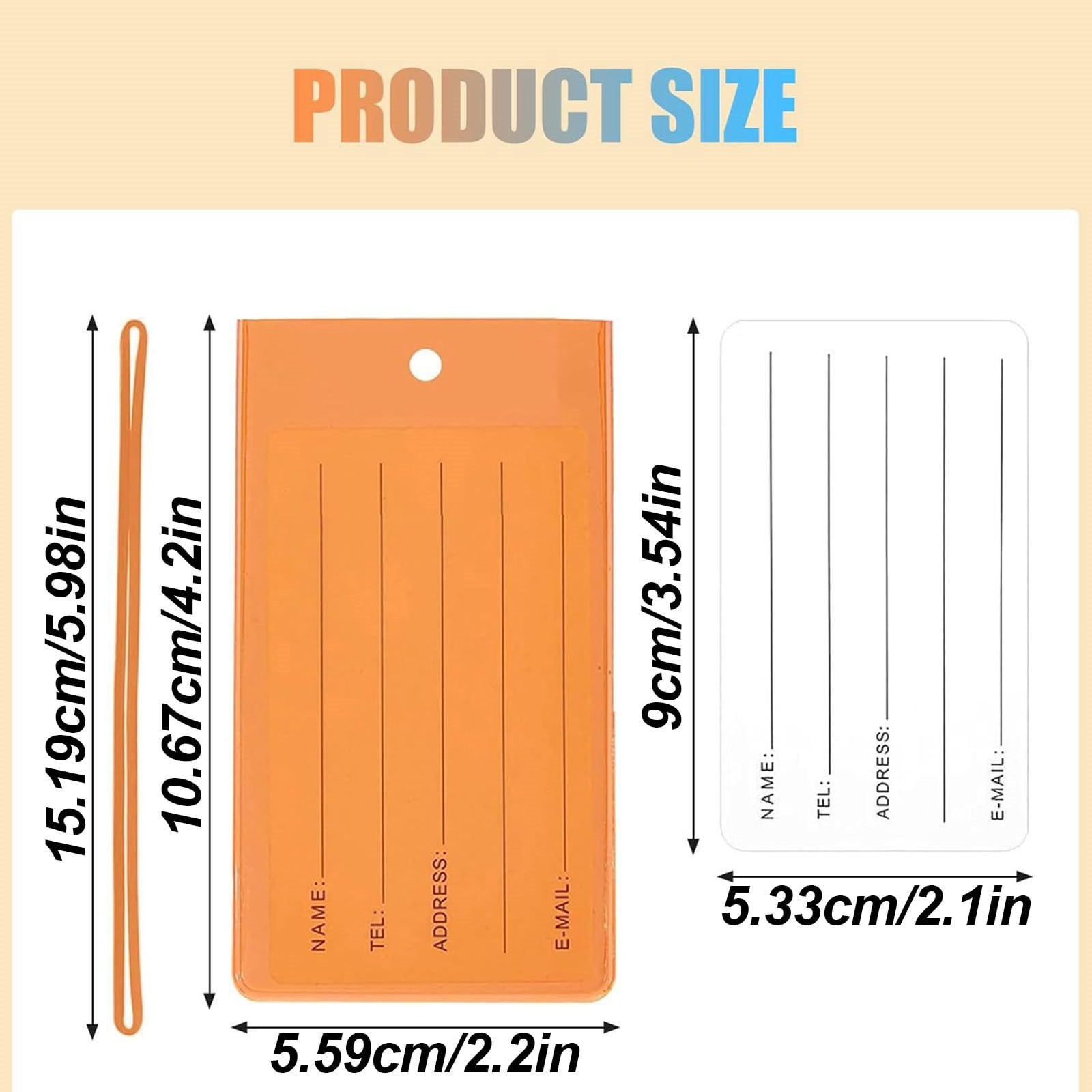 Spring Decoration Luggage Tags for Suitcases Luggage Tag Colorful ...