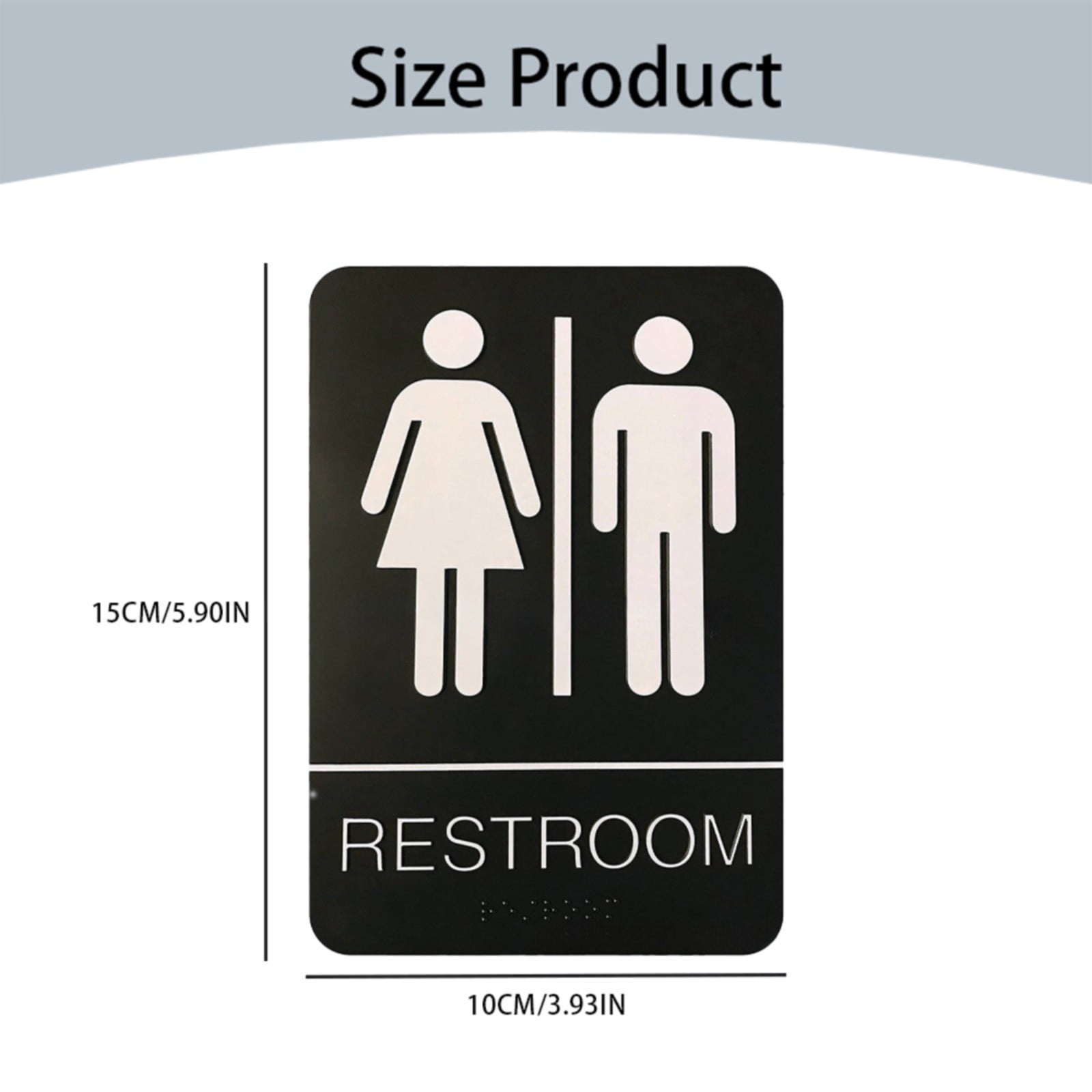 Spring Decoration Male and Female Toilet Sign Pendant: Simple and ...