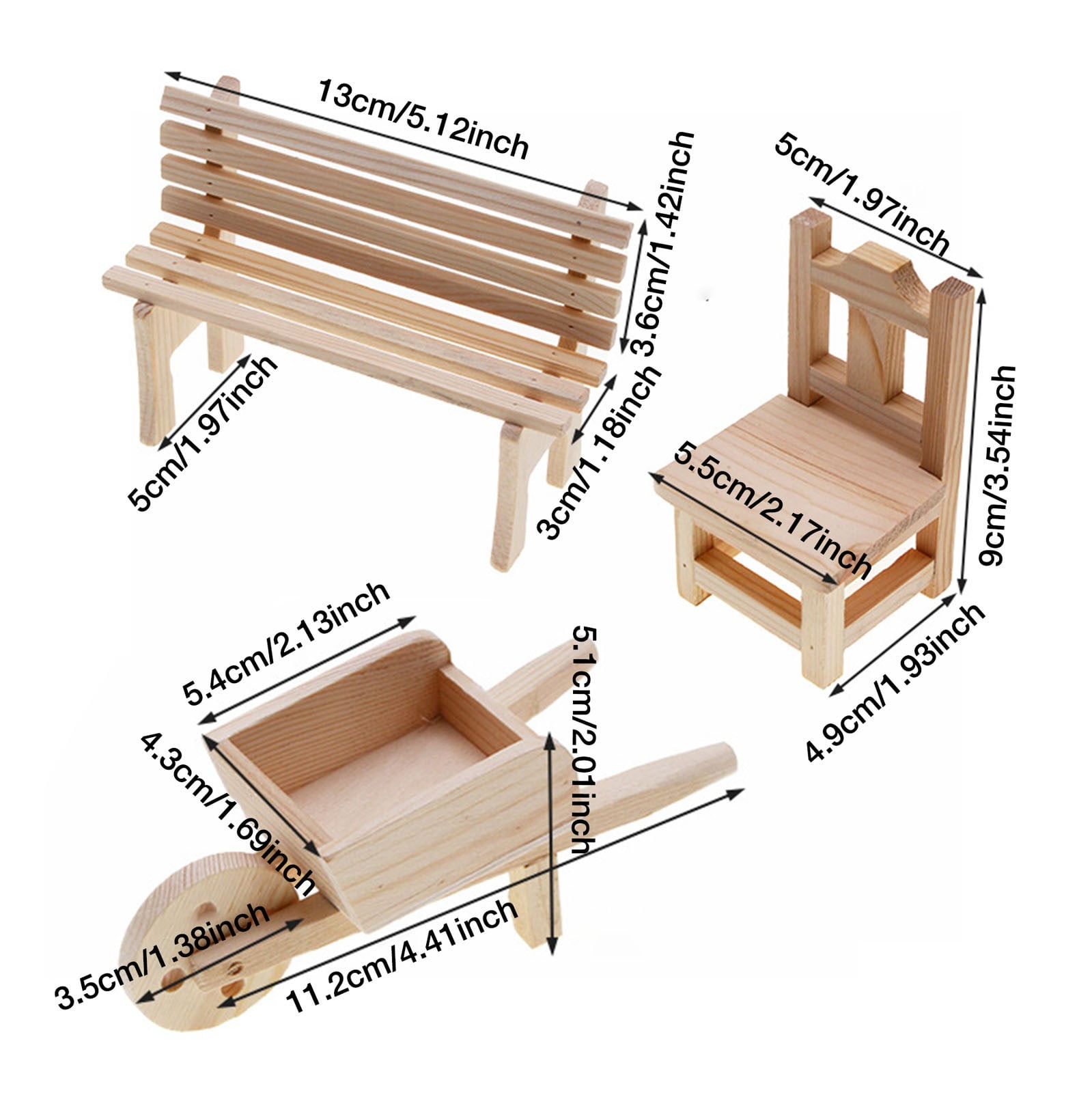 Spring Decoration Mini Stroller Mini Cart Wheelbarrows Toy Mini ...