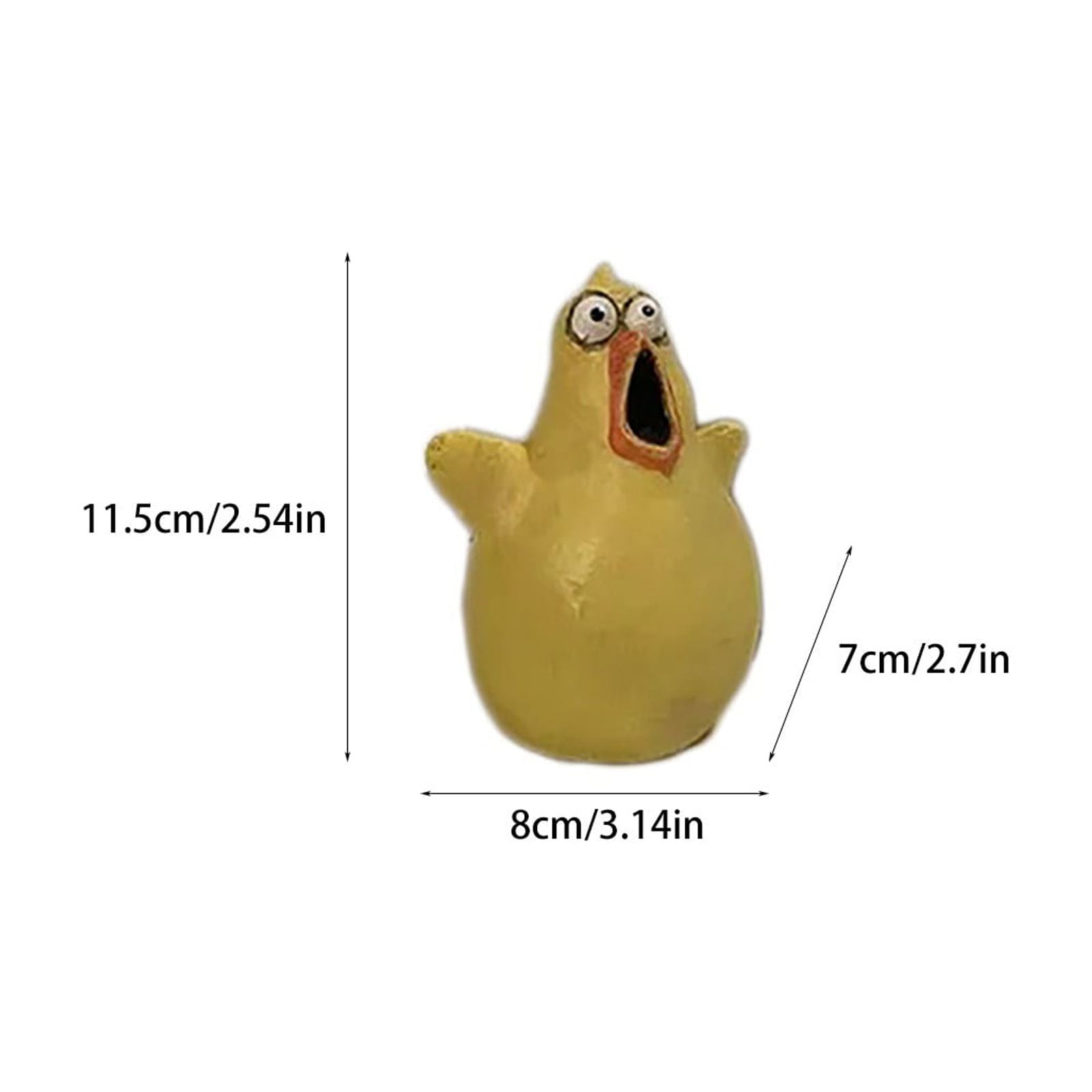 Spring Decoration Screaming Chicken Yard Fence Decorations Funny ...