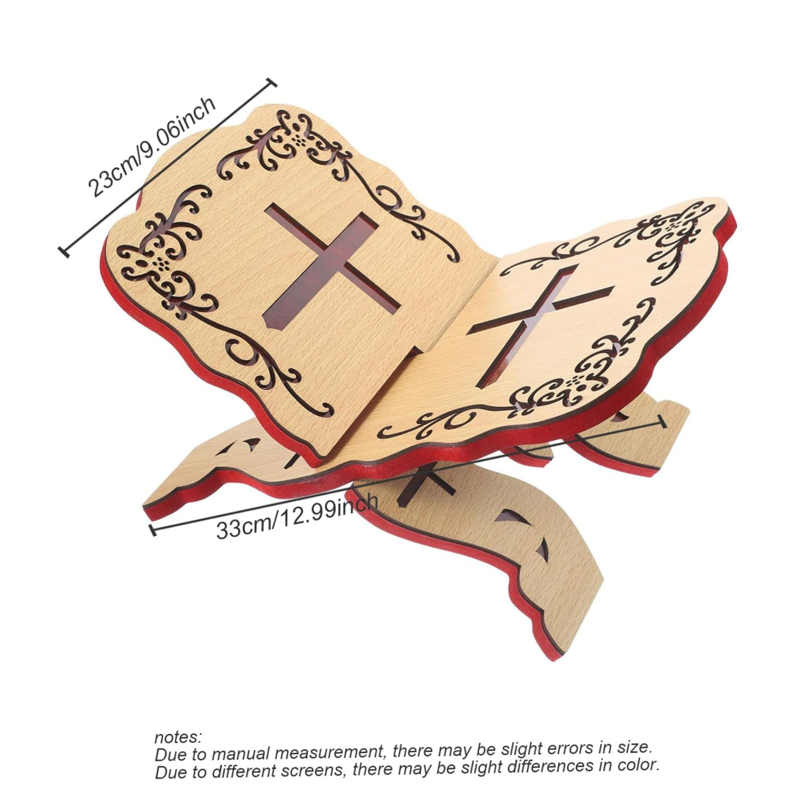 Spring Decoration Standing Prayer Bookshelf Standing Wooden Folding ...