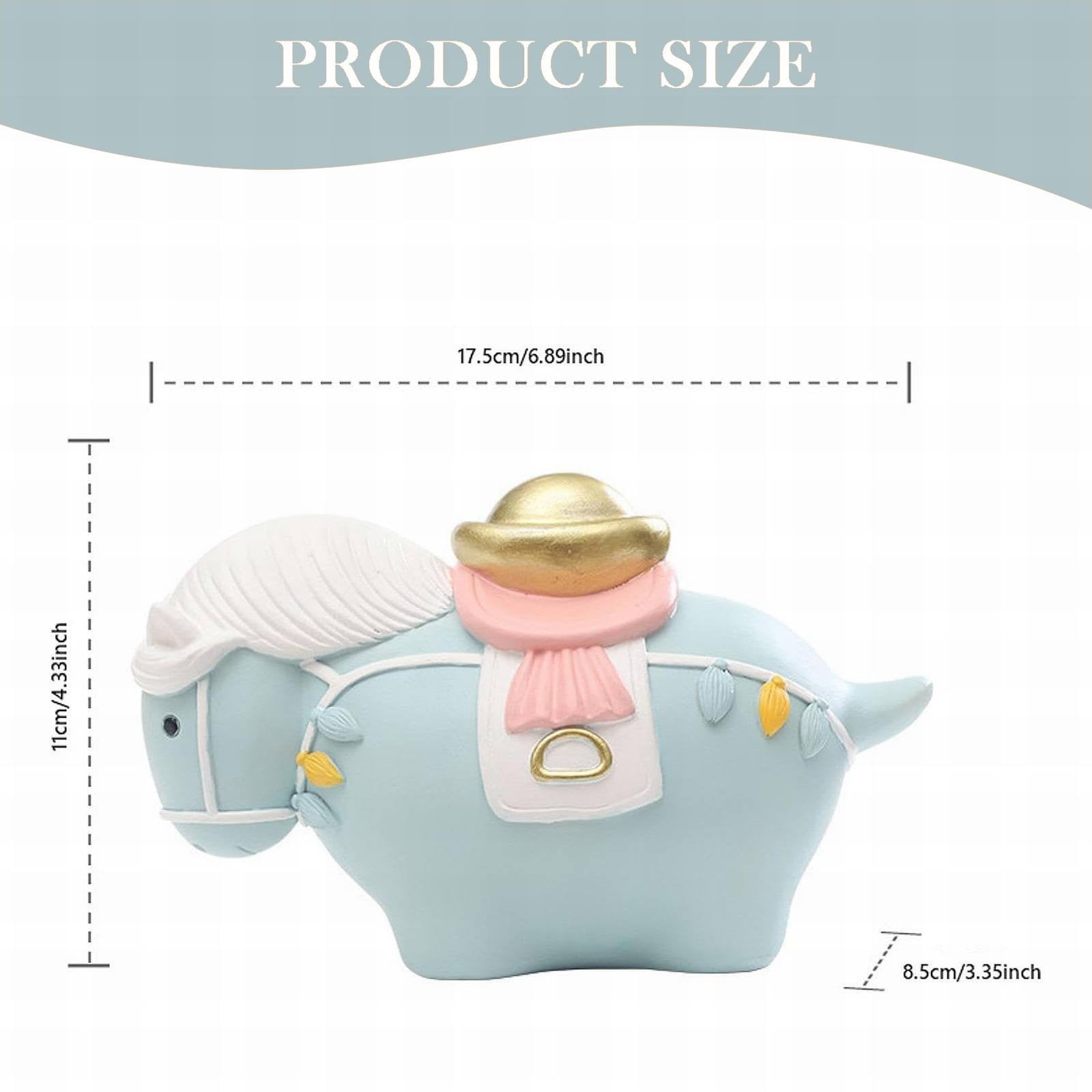 Spring Decoration Tang Horse Sculpture Stand Decorative Cute Desk Decor ...