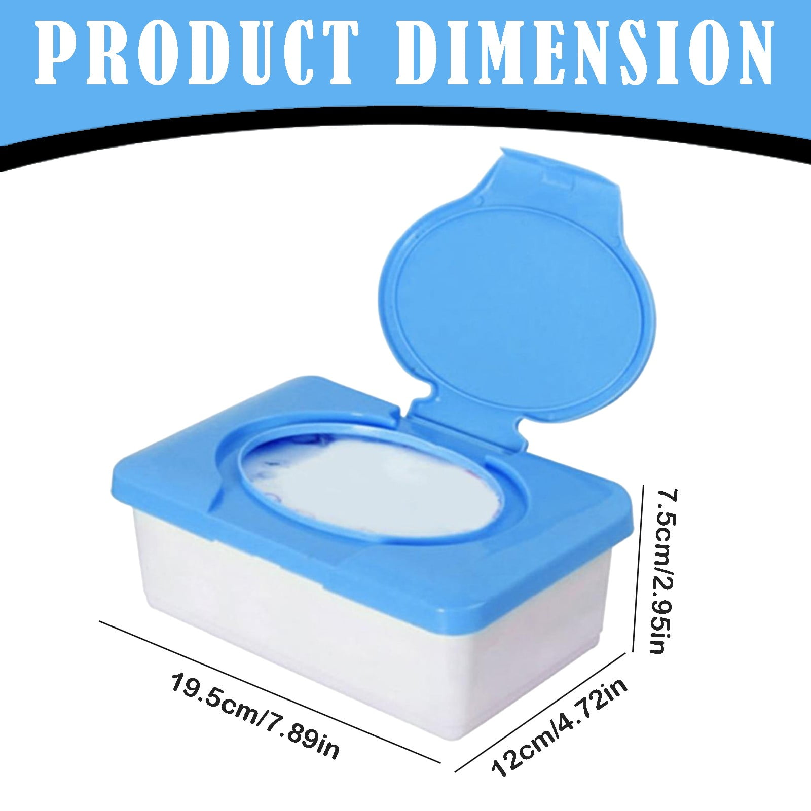 Spring Decoration Wipes Dispenser Wipe Holder with Buckle Lid for Baby ...