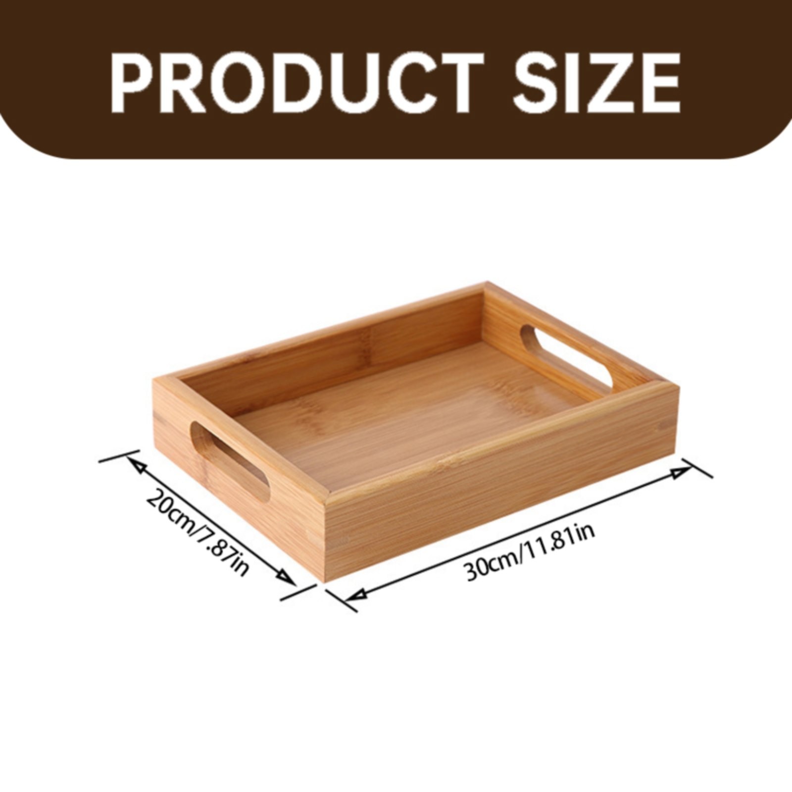 Spring Decoration Wood Dinner Food Trays for Eating on Couch Party ...