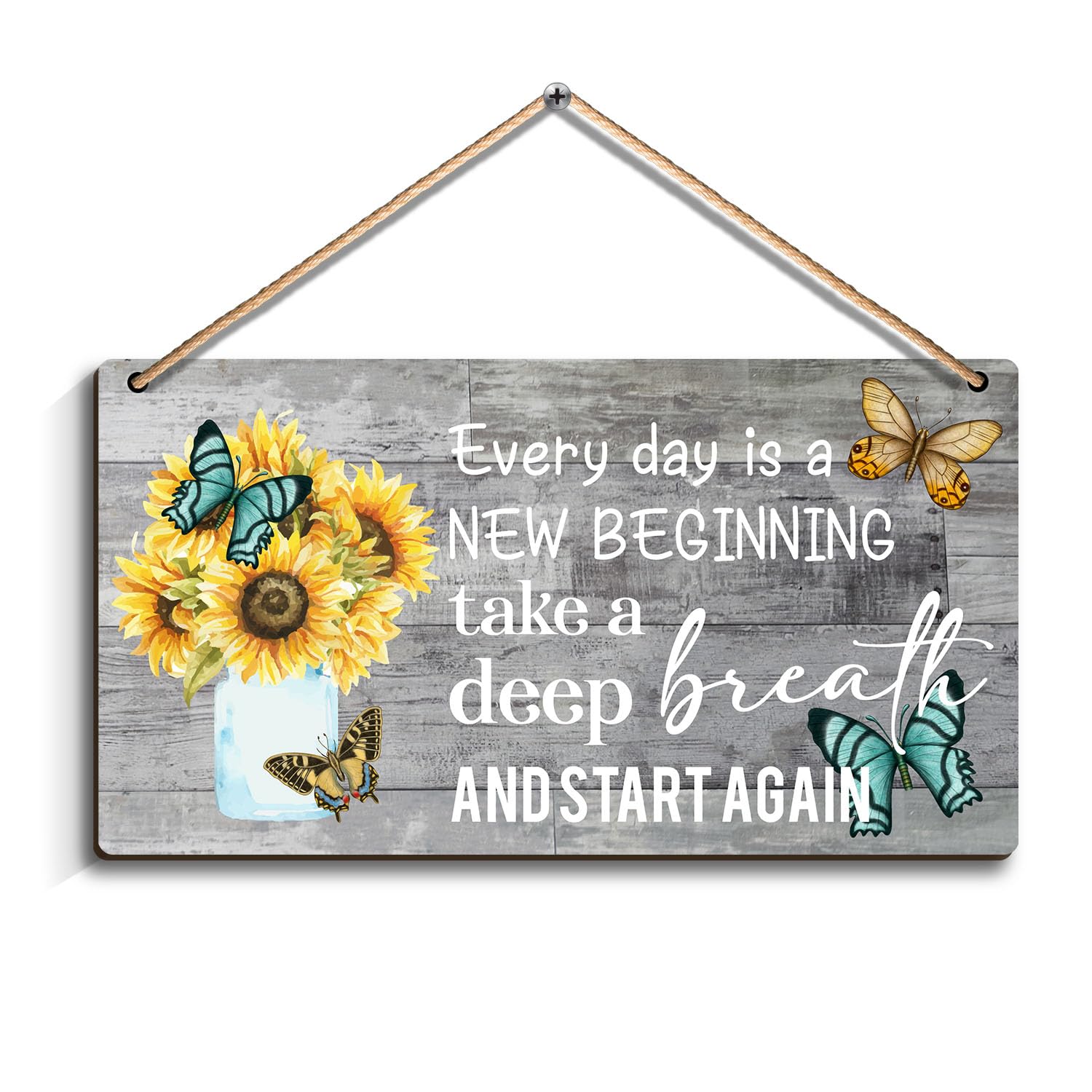 Spring Decorations Every day is a ATT1new beginning - Dandelion ...