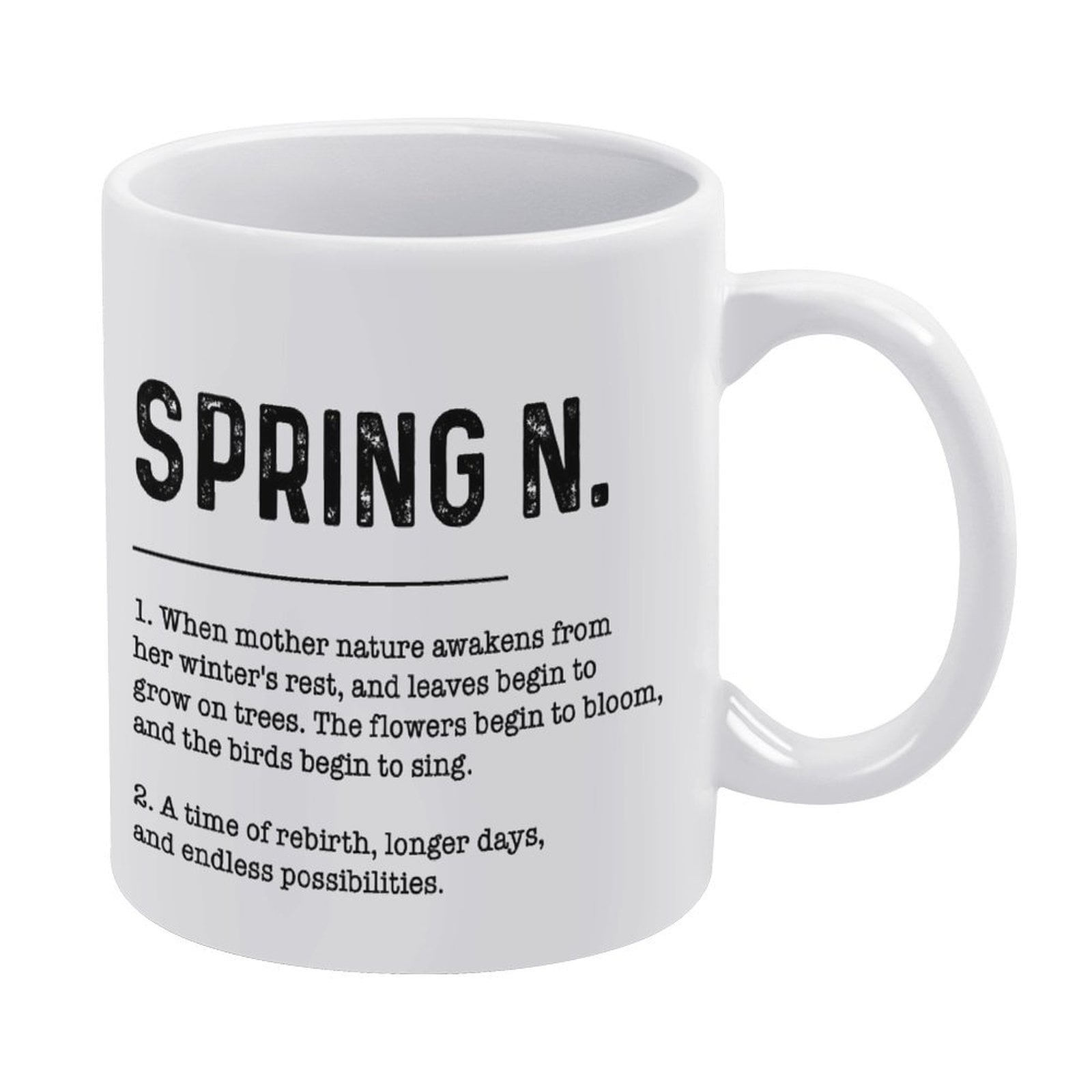 Spring Definition Sign Ceramic Mug 11 Ounce Coffee Tea Milk Mug Cup for ...