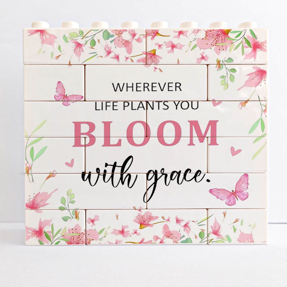 Spring Desk Decor Positive Spring Plaque Desk Decor Wherever Life ...