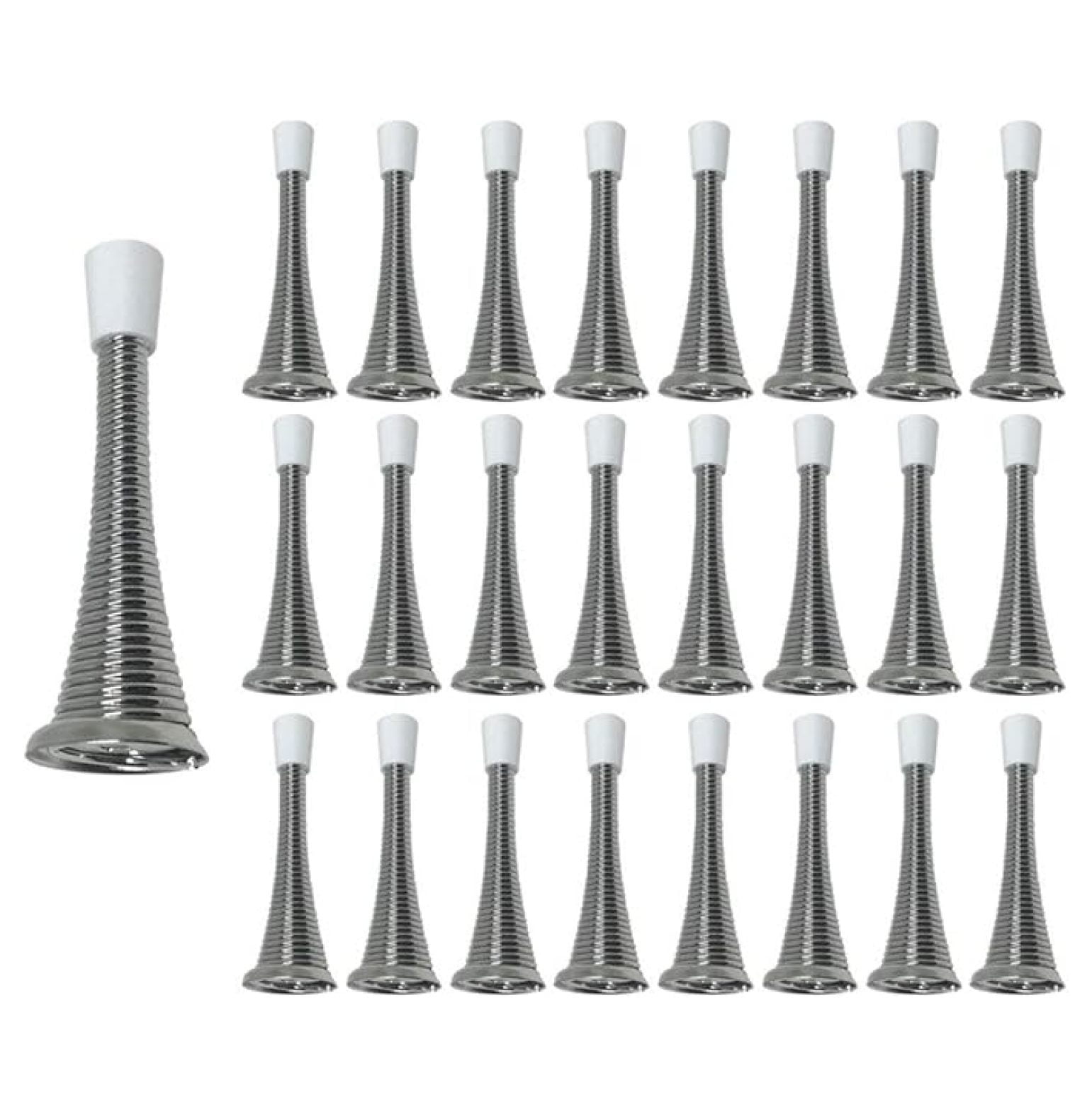 Spring Door Stop 3" Premium Heavy Duty Stopper Steel w/Plastic Bumper ...