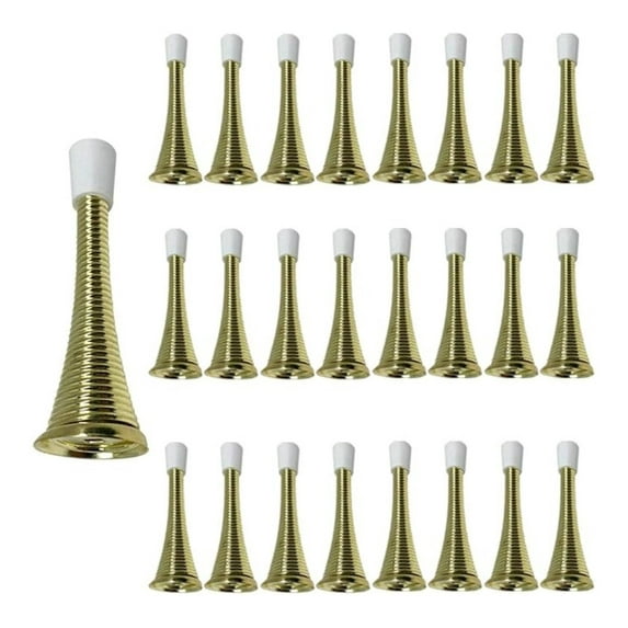 Spring Door Stop 3" Premium Heavy Duty Stopper Steel w/Plastic Bumper ...