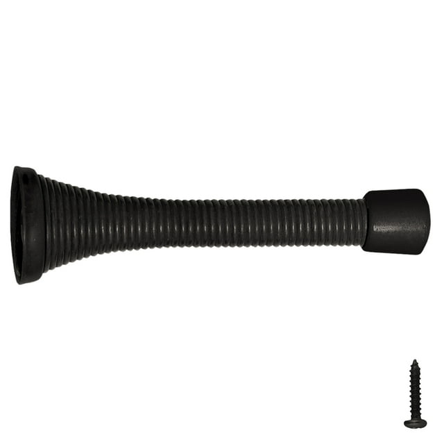 Spring Door Stop Wall Protector with Rubber Tip, Design House Oil ...