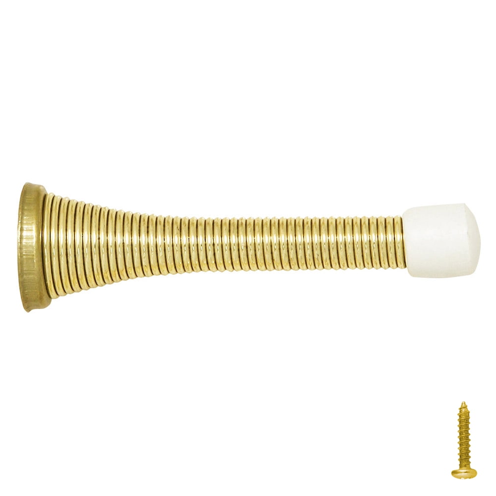 Design House 10-Pack Spring Door Stop Wall Protector with Rubber Tip ...