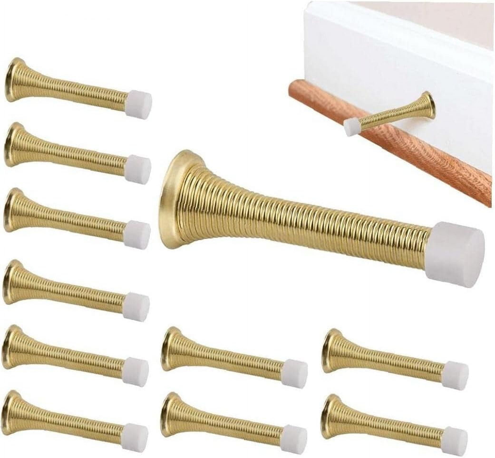 Spring Door Stops 12pcs Heavy Duty Door Stop Wall Mounted Protective ...
