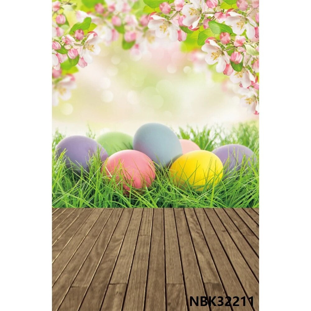 Spring Easter Backdrops Landscape Flowers Leaf Foliage Grassland Bokeh ...