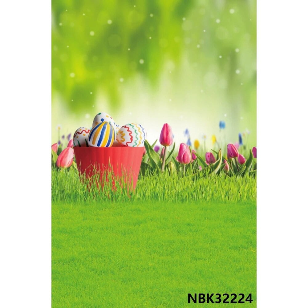 Spring Easter Backdrops Landscape Flowers Leaf Foliage Grassland Bokeh ...