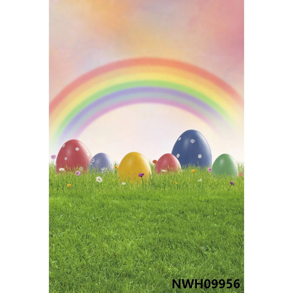 Spring Easter Backdrops Landscape Flowers Leaf Foliage Grassland Bokeh ...