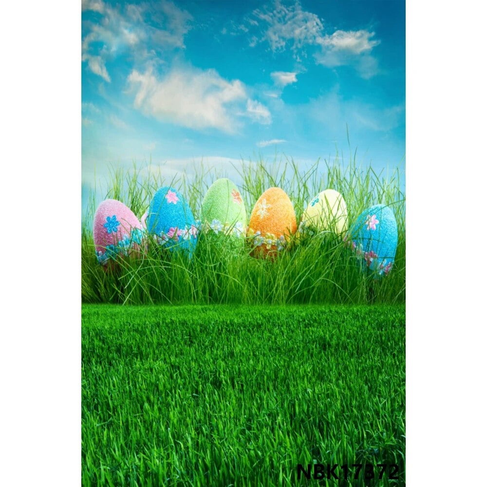 Spring Easter Backdrops Landscape Flowers Leaf Foliage Grassland Bokeh ...