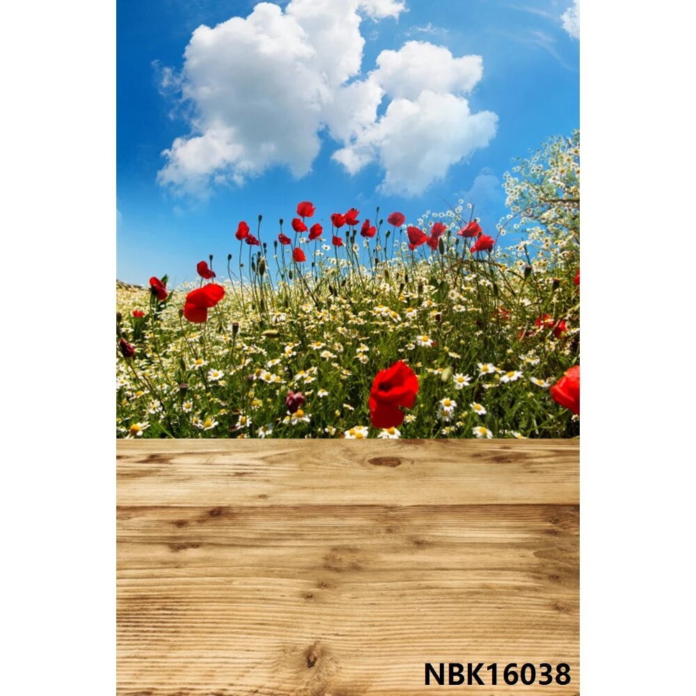 Spring Easter Backdrops Landscape Flowers Leaf Foliage Grassland Bokeh ...