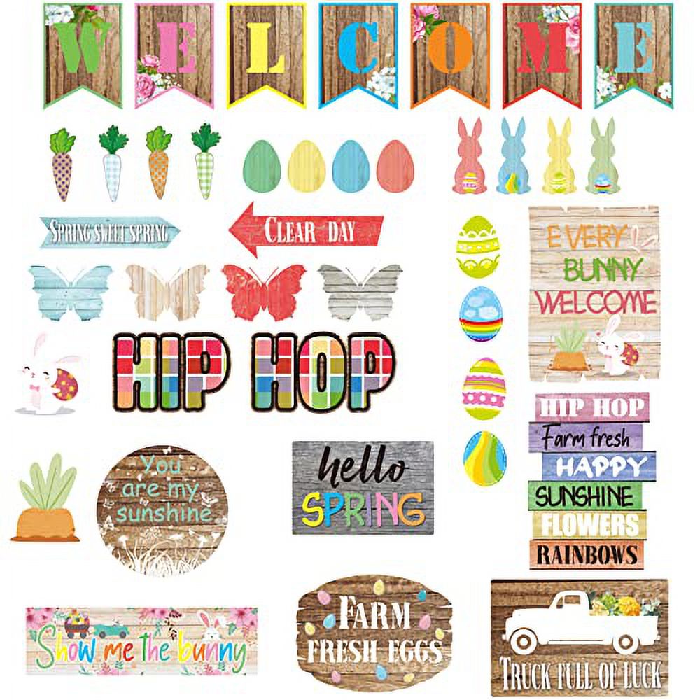 Spring Easter Bulletin Board Decorations Spring Classroom Bulletin ...