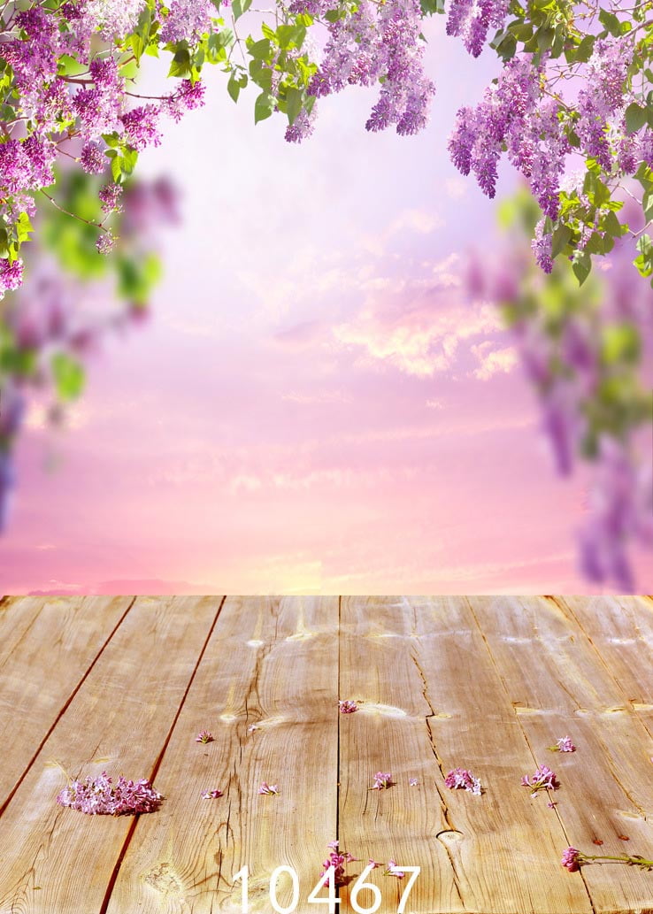 Spring Easter Day Photography Background Flower Bokeh Wall Wood Floor ...