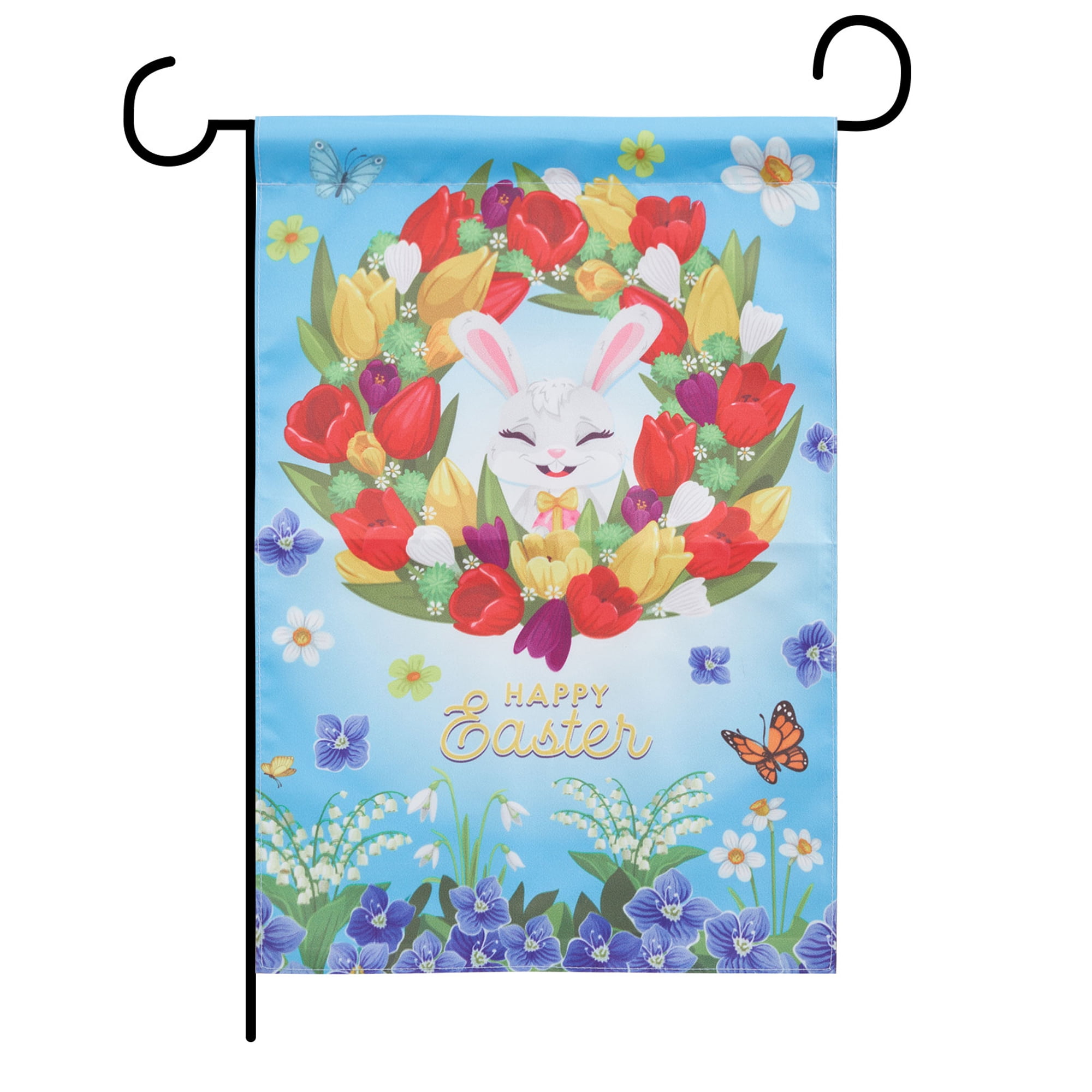 Spring Easter Garden Flags Double Sided Seasonal Banner Yard Sign ...
