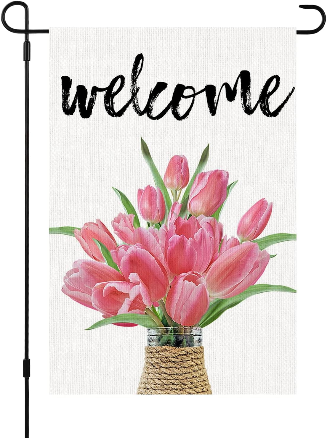 Spring Easter Tulips Garden Flag Vertical Double Sided Mothers day ...