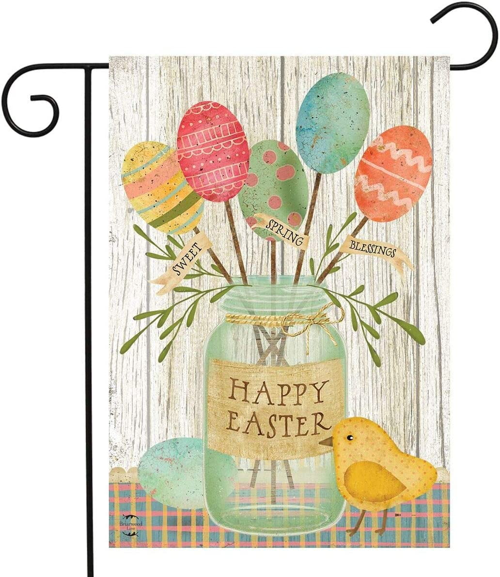 Spring Egg Bouquet Easter Garden Flag - 12x18 Inch - Garden Flag Easter ...