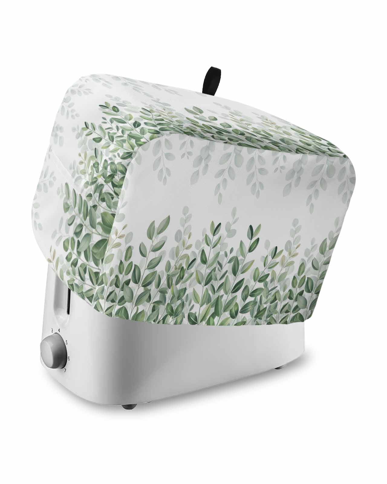Spring Emerald Green Eucalyptus Toaster Cover 4 Slice, Large Kitchen ...