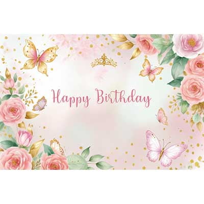 Spring Enchanted Gard Forest Party Photo Backdrops Sign Customized ...