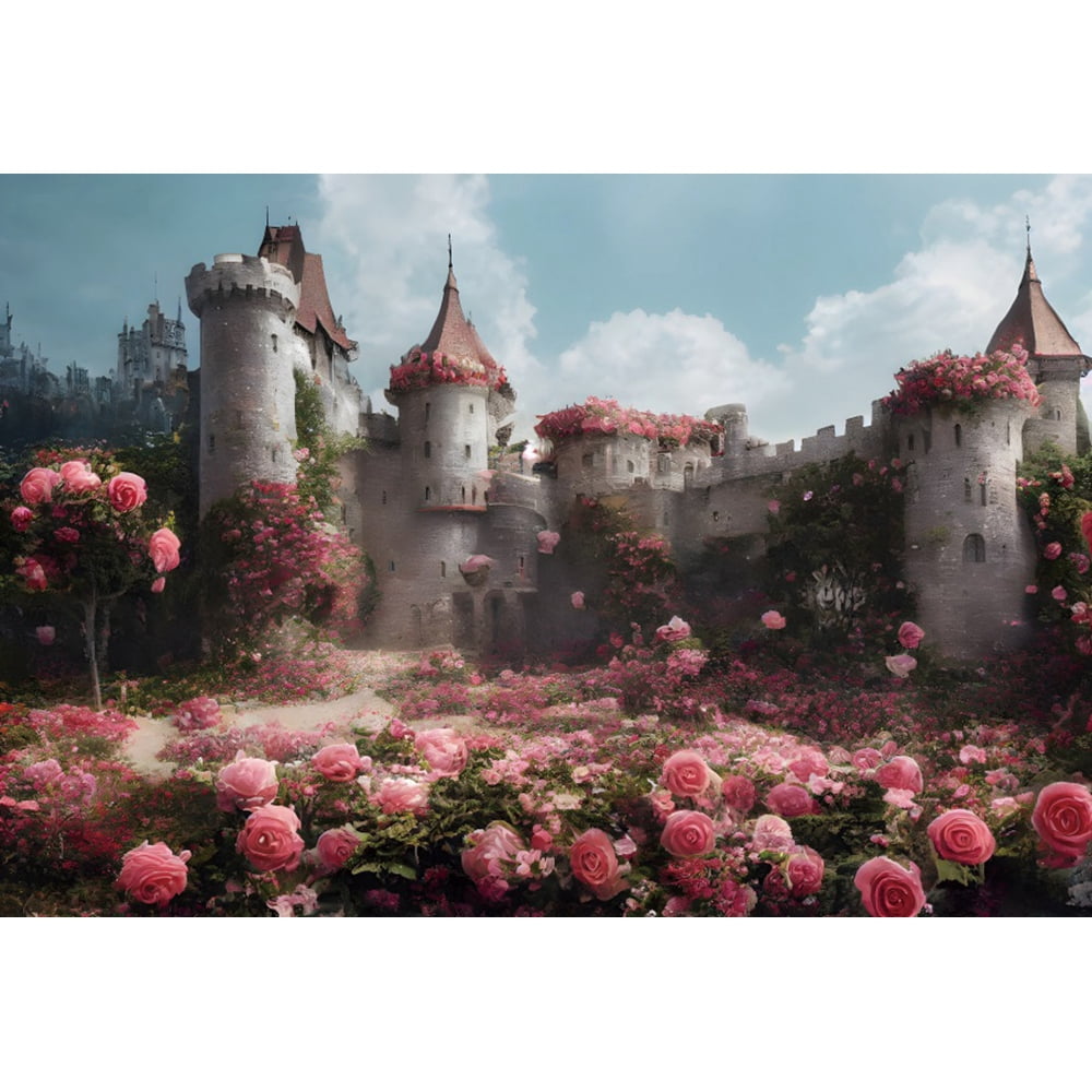 Spring Enchanted Garden Backdrop Forest Fairy Wonderland Baby Shower ...