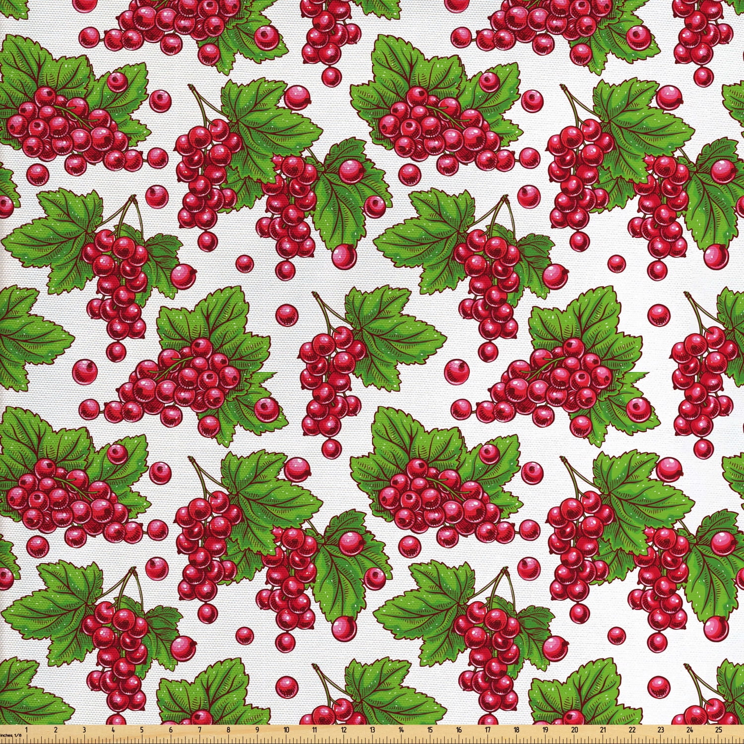 Ambesonne Nature Fabric by the Yard Upholstery, Grape Fruit Harvest, 10 ...