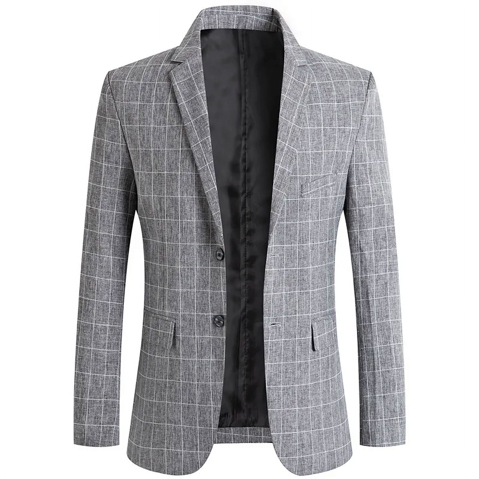 Spring Fall Men's Blazer Business Casual Man Blazer Italy Style Slim ...