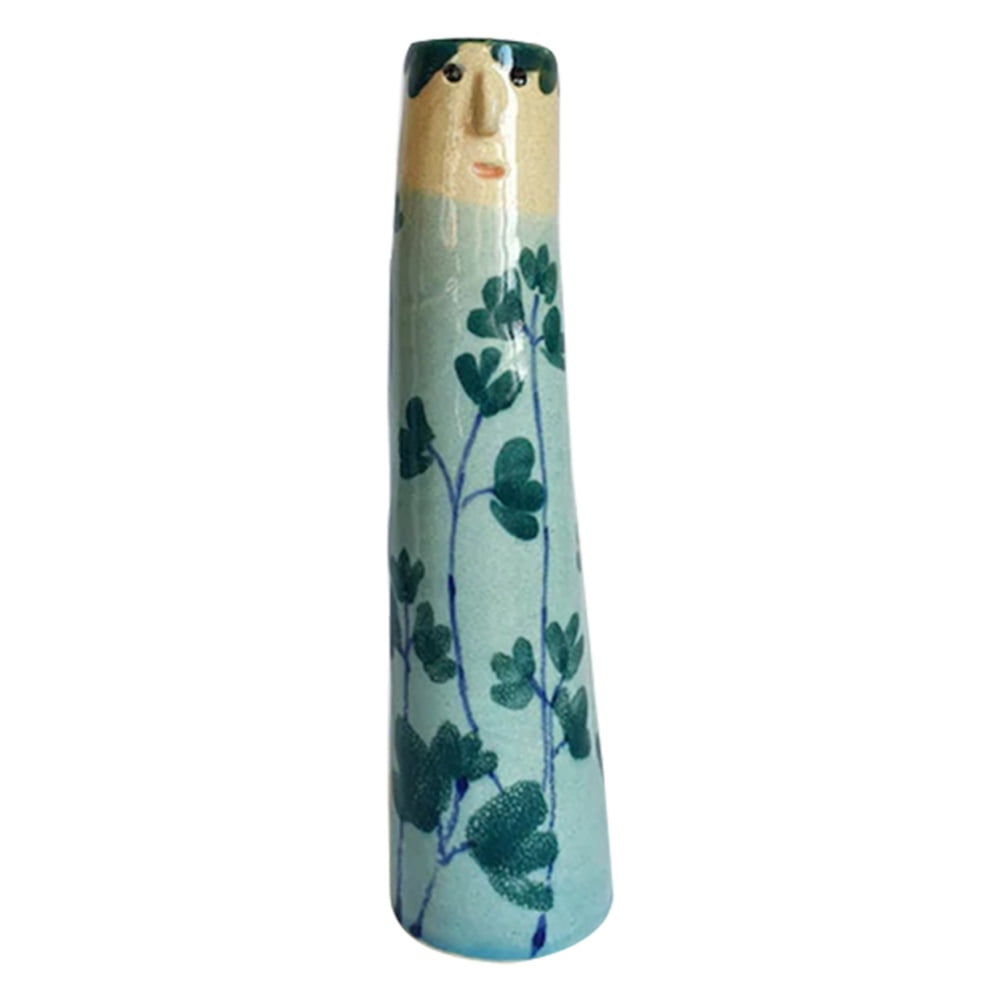 Spring Family Bud Vases, Resin Bohemian Family Vase, Girls Face Cute ...