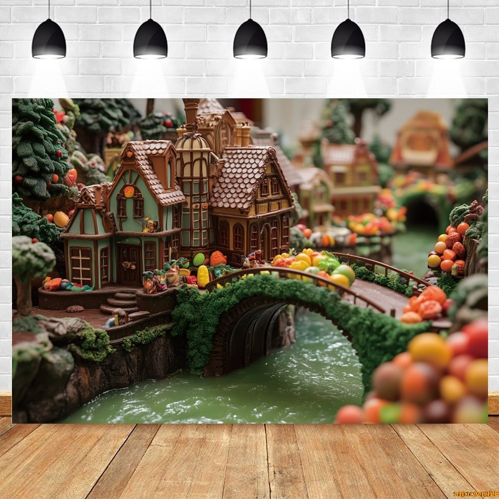 Spring Farm Orchard Photography Backdrop Fruit Tree Barn Wood Rustic ...