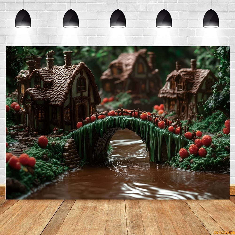 Spring Farm Orchard Photography Backdrop Fruit Tree Barn Wood Rustic ...