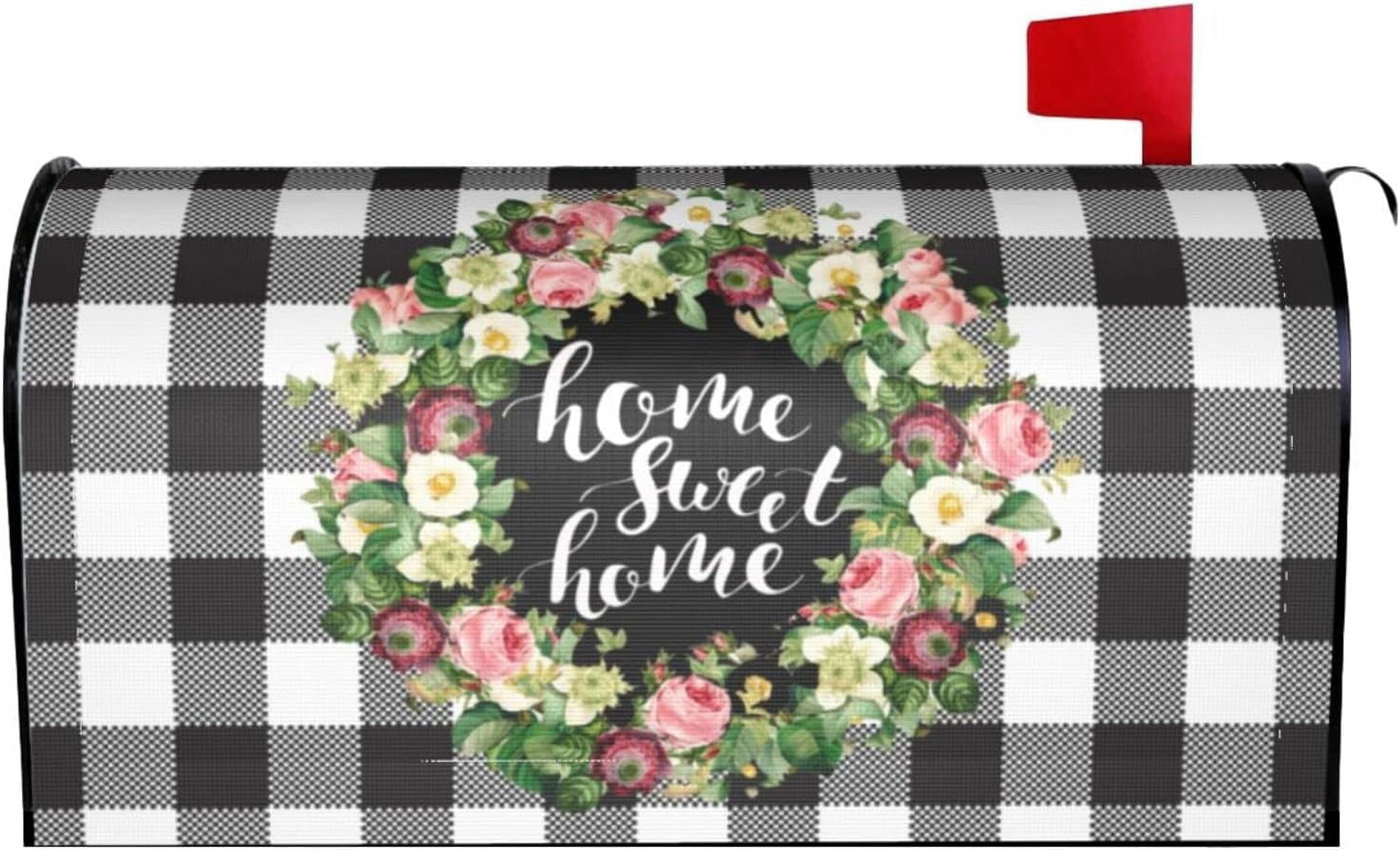 Spring Farmhouse Welcome Mailbox Covers Magnetic 21x18 Inch Summer ...