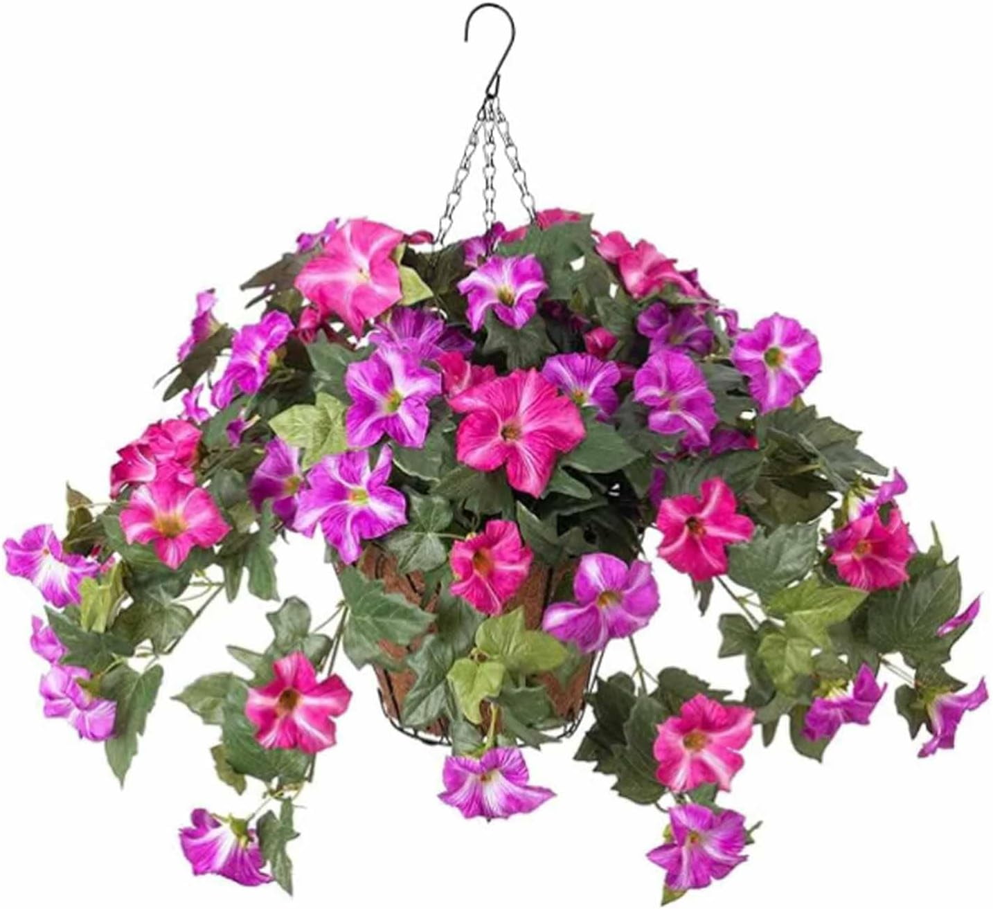 Spring Faux Petunias Silk Flower UV Resistant No Fade Floral,UV ...
