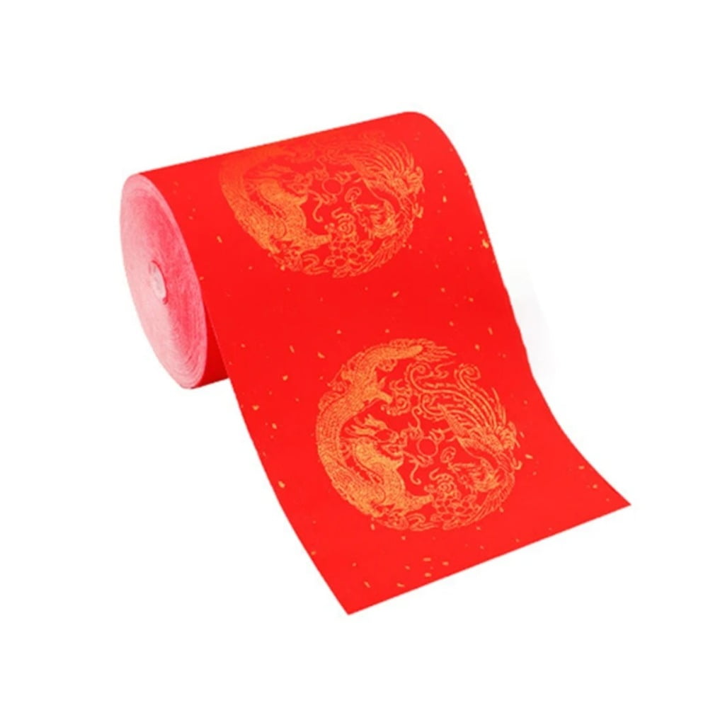 Spring Festival Couplets Papers Red Xuan Paper Roll Classic Designs ...