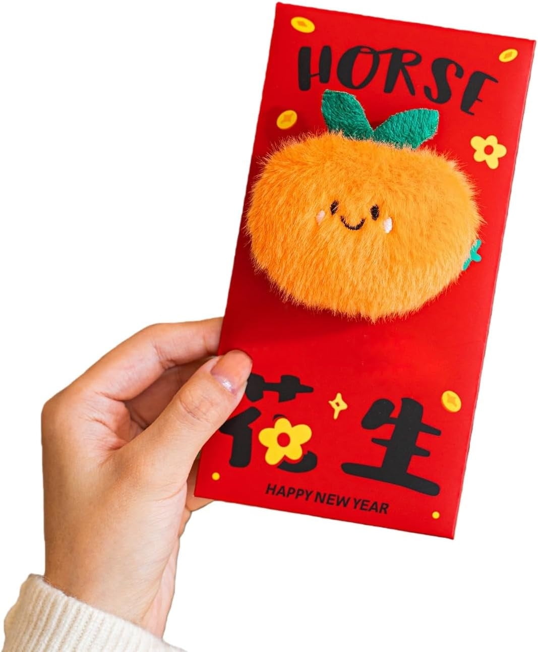 Spring Festival Envelopes, Red Money Pocket for Cash Gifting, Cotton ...